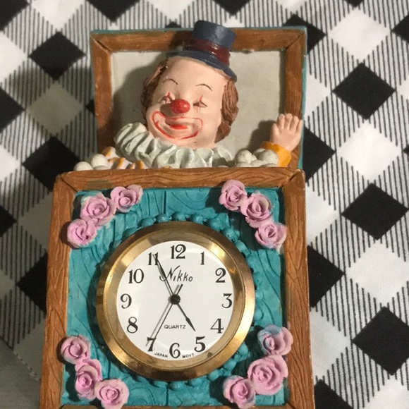 Nikko Ceramics | Other | Vintage Nikko Clown Clock With New Battery ...
